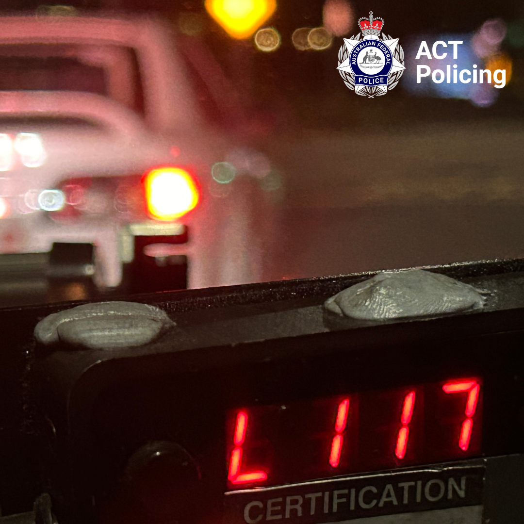 Speeding provisional driver suspended | ACT Policing