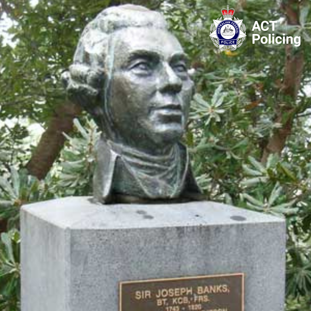 Police seek witnesses to statue theft from Botanic Gardens | ACT Policing